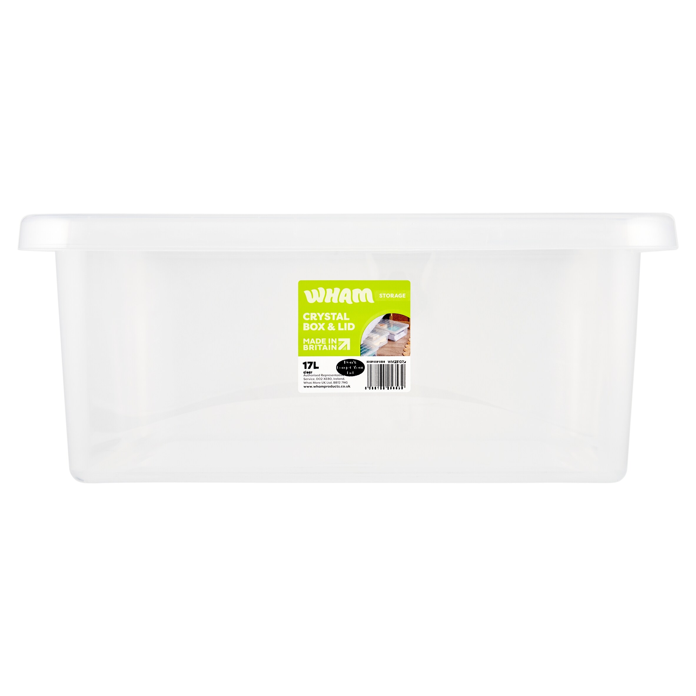 Wham Crystal doboz és fedél 17 l - Tesco Groceries