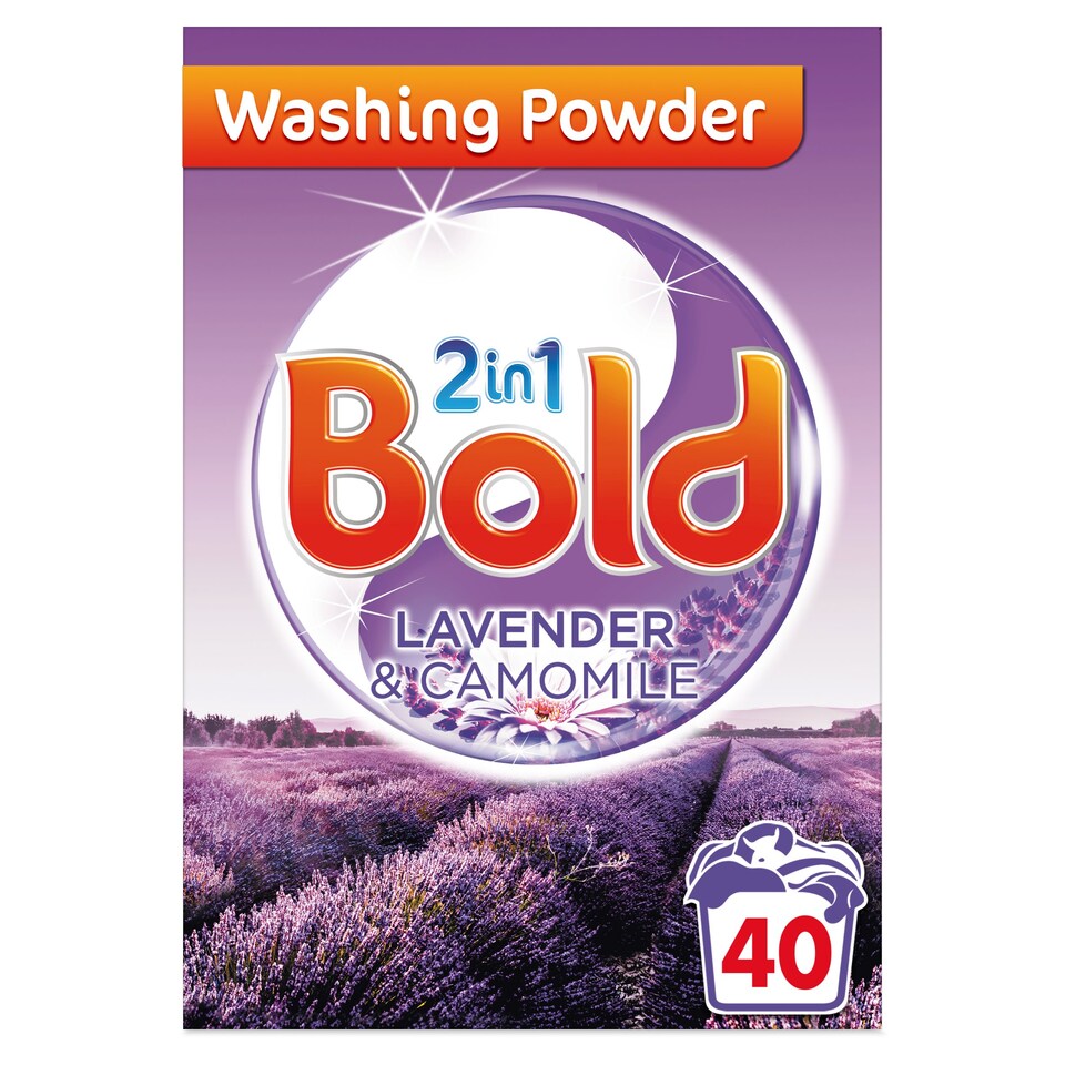 Bold 2 In 1 Powder Lavender 2.6 Kilograms - Tesco Groceries