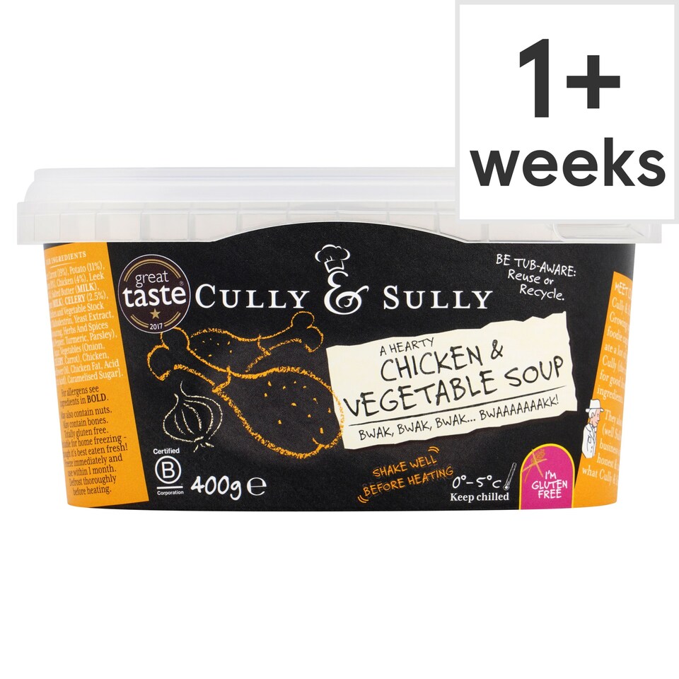 Cully & Sully Chicken & Vegetable Soup 400G - Tesco Groceries