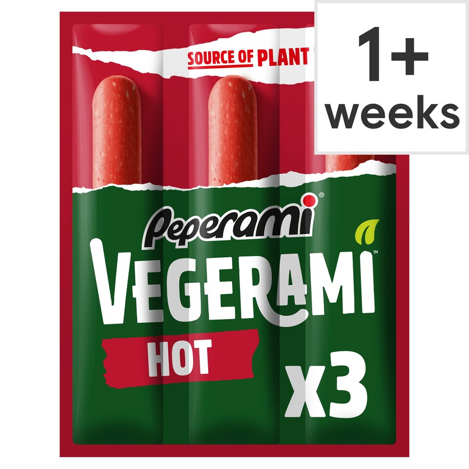 Peperami Vegerami Hot 3 pack 3x20g - Tesco Groceries