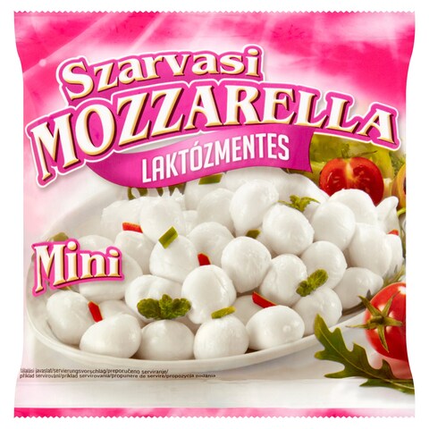 Szarvasi Mini laktózmentes mozzarella sajt 100 g - Tesco Groceries