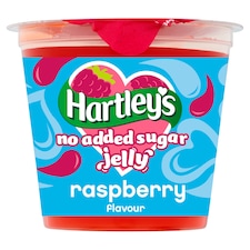 Hartley Ready To Eat No Added Sugar Raspberry Jelly 115G - Tesco Groceries