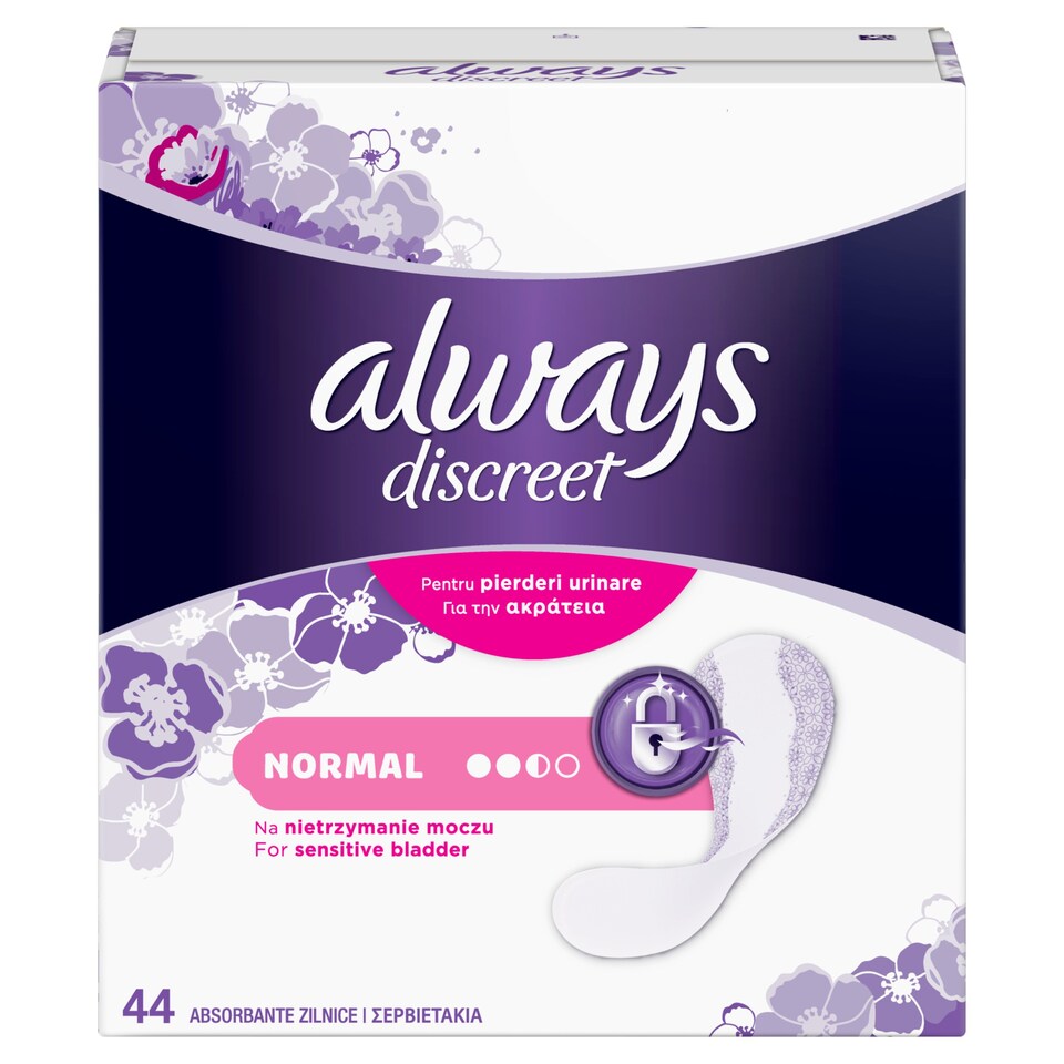 Always Discreet Normal Inkontinenciabetét, Érzékeny Hólyaggal Rendelkez ...