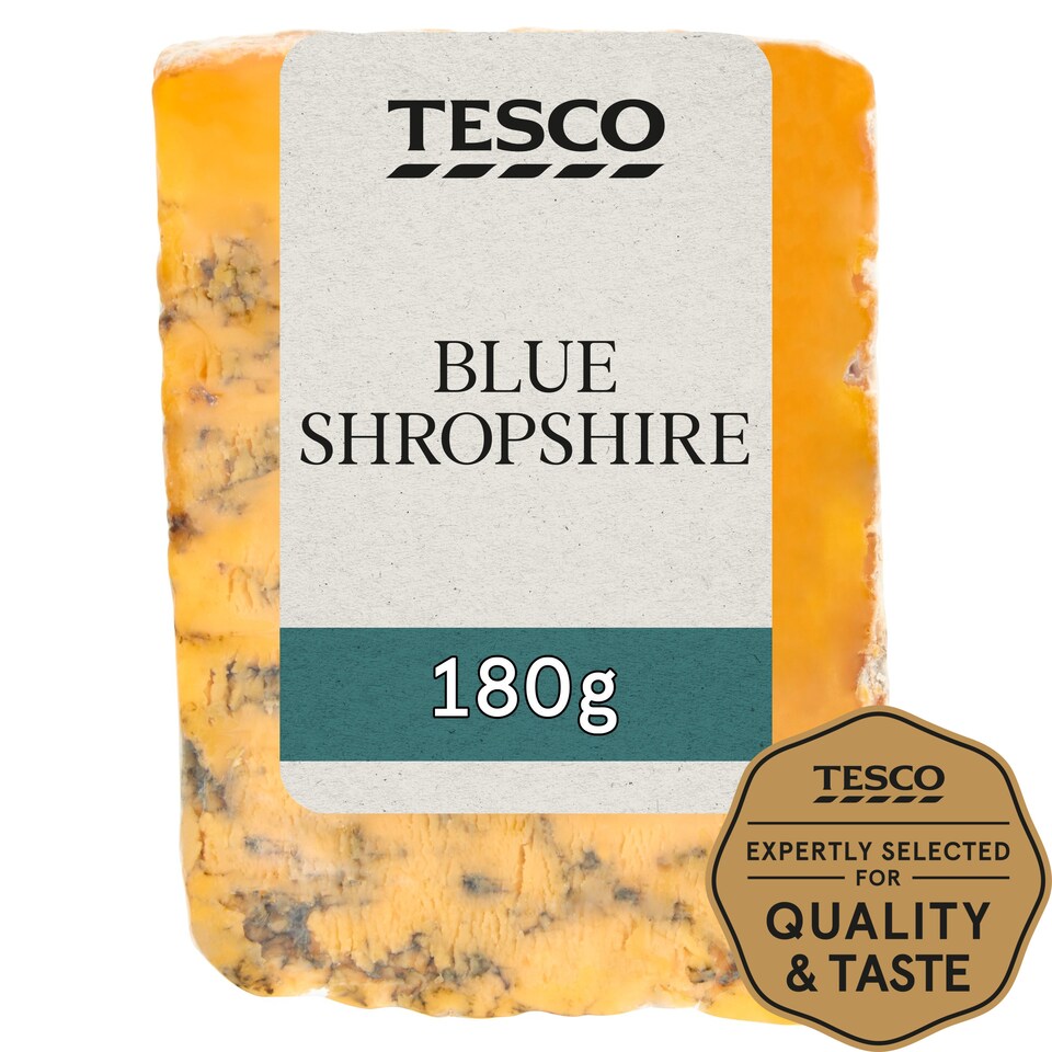 Tesco Shropshire Blue Cheese 180G - Tesco Groceries