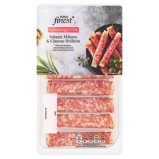 Tesco Finest Salami Milano & Cheese Rollitos 105g - Tesco Groceries