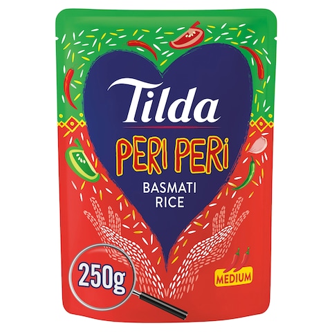 Tilda Peri Peri Basmati Rice 250G - Tesco Groceries