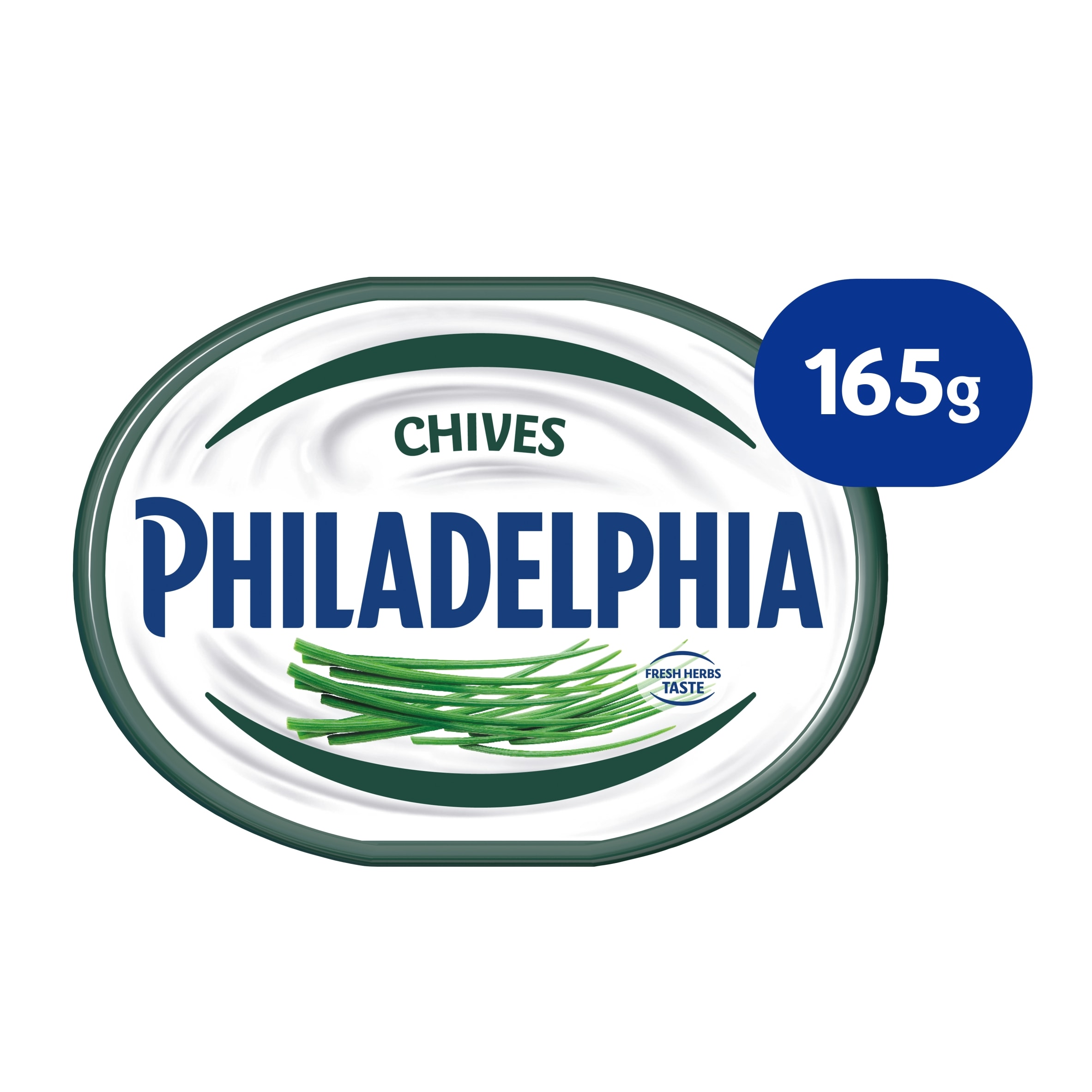 Philadelphia Chives Soft Cream Cheese 165G - Tesco Groceries