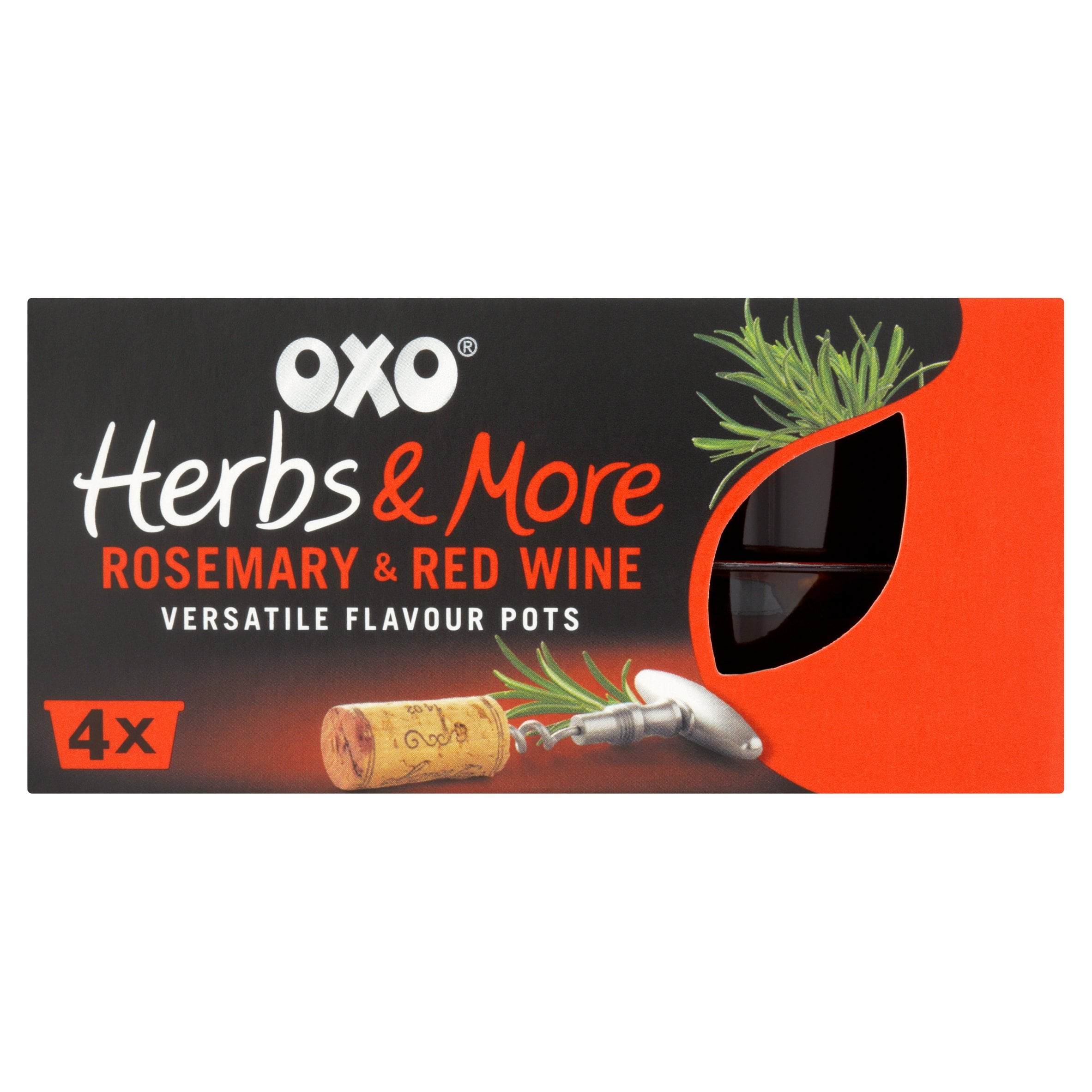 OXO HERBS AND MORE ROSEMARY & RED WINE 80G - Tesco Groceries