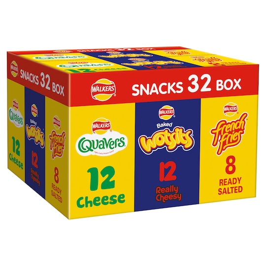 Walkers Variety Multipack Snacks 32 Packs - Tesco Groceries