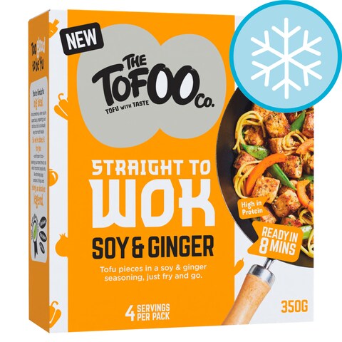 The Tofoo Co. Straight To Wok Soy & Ginger Tofu 350g - Tesco Groceries