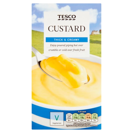 Tesco Ready To Serve Custard 1Kg - Tesco Groceries