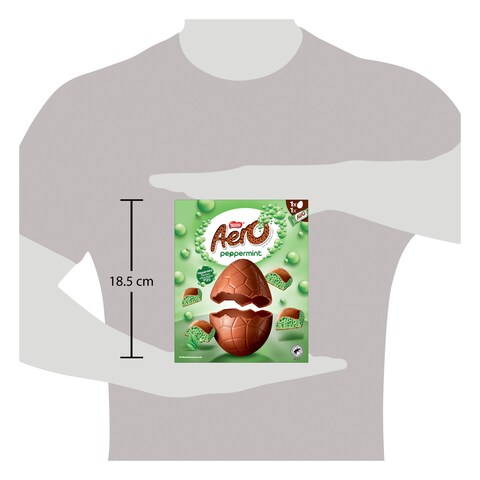 Aero Peppermint Milk Chocolate Easter Egg With Bar 186G - Tesco Groceries