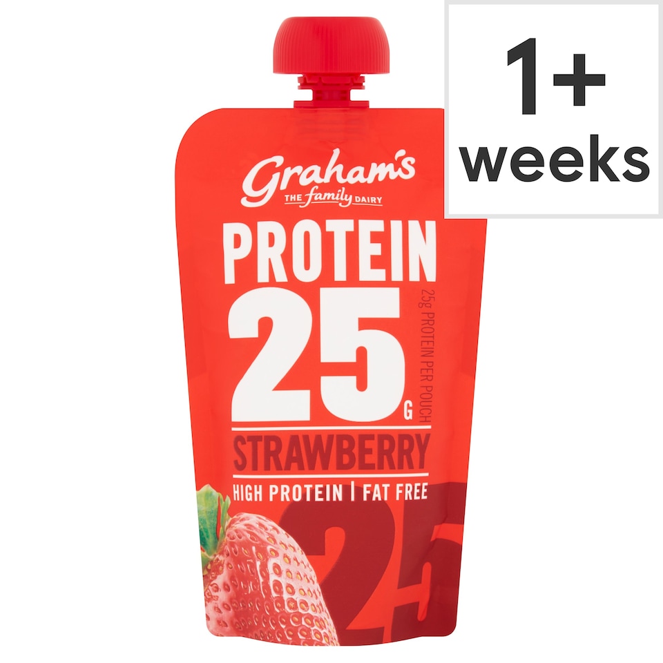 Graham's The Family Dairy Protein 25G Strawberry Pack 200G - Tesco ...