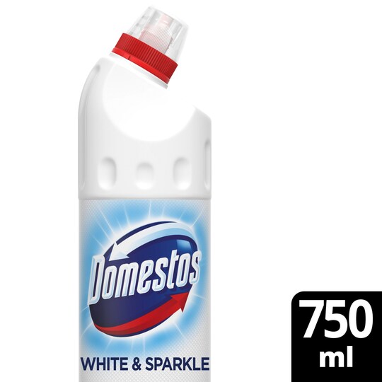 Domestos Ultra White & Sparkle Bleach 750Ml - Tesco Groceries