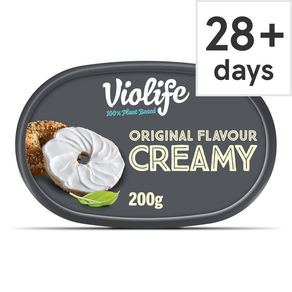 Free From Violife Cream Cheese Alternative 200G - Tesco Groceries