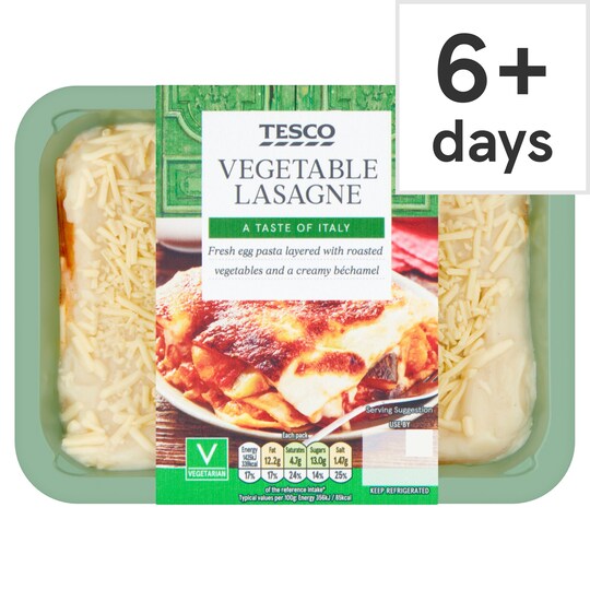 Tesco Vegetable Lasagne 400G - Tesco Groceries