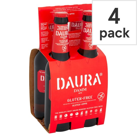 Daura Gluten Free Beer 4 X 330 Ml - Tesco Groceries