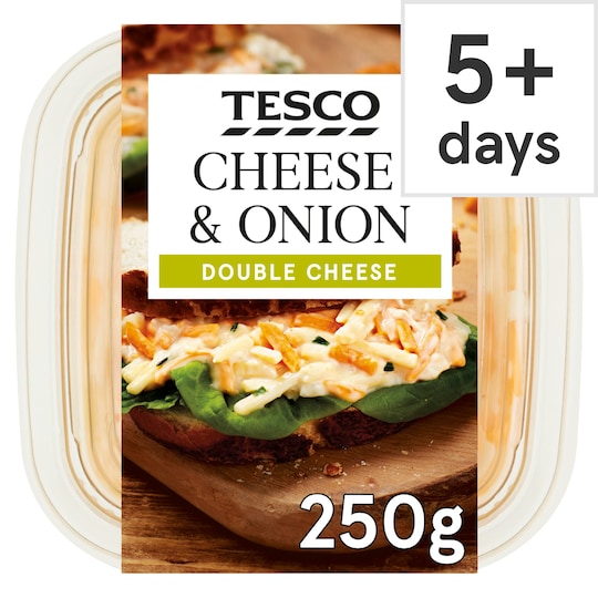 Tesco Cheese & Onion Sandwich Filler 250G - Tesco Groceries