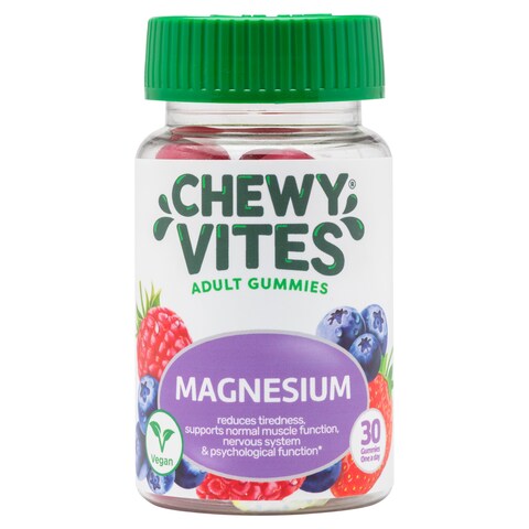 Chewy Vites magnesium Gummies x30 - Tesco Groceries
