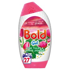 Bold Washing Gel Pink Tulips & W/Jsmne 27 Washes 945Ml - Tesco Groceries