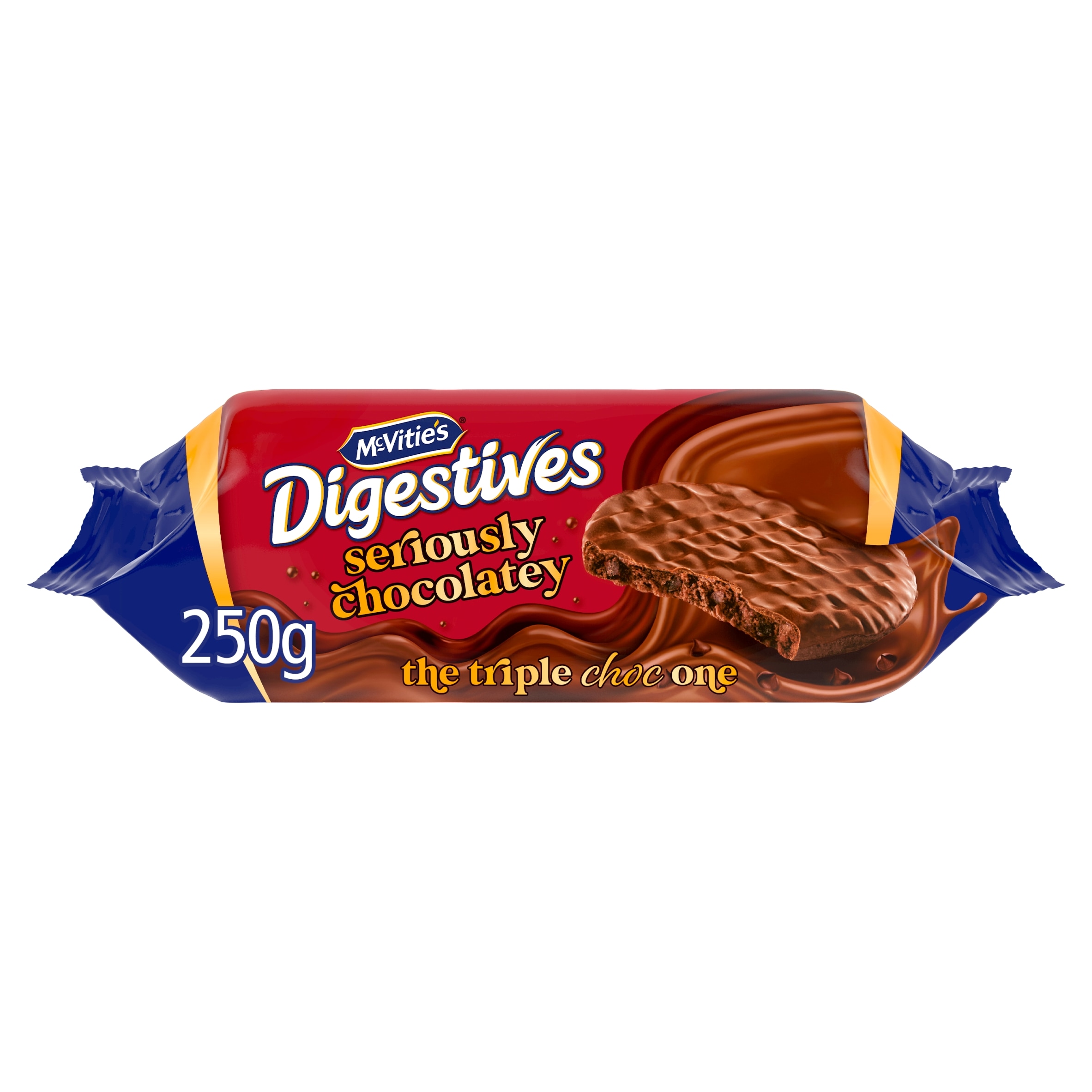 McVitie's Digestives Seriously Chocolatey Biscuits 250g - Tesco Groceries