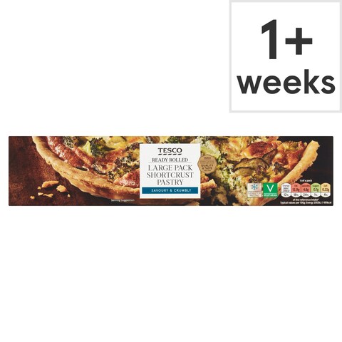 Tesco Large Pack Shortcrust Pastry 475G - Tesco Groceries