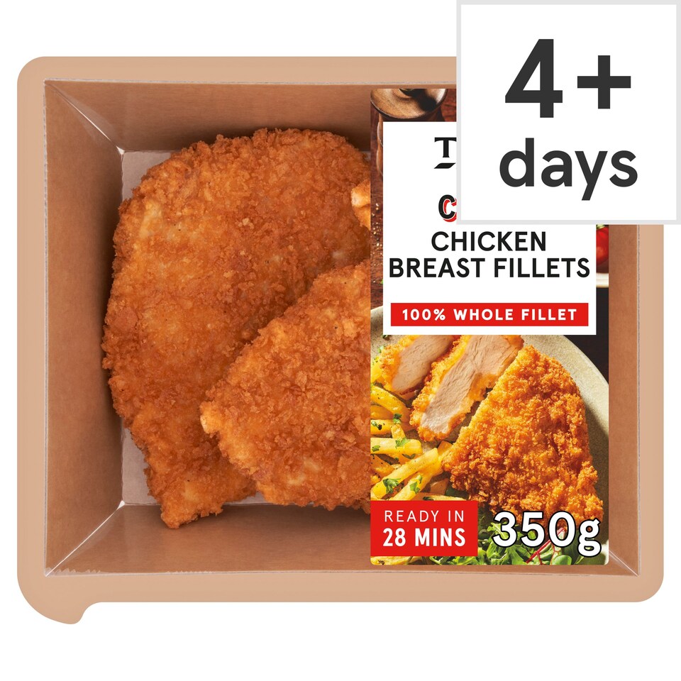 Tesco Crispy Chicken Breast Fillets 350g - Tesco Groceries