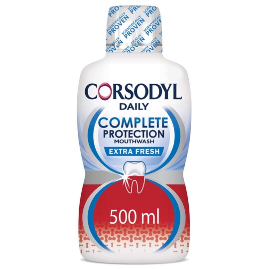 Corsodyl Complete Protection Arctic Mint M/Wsh 500Ml - Tesco Groceries