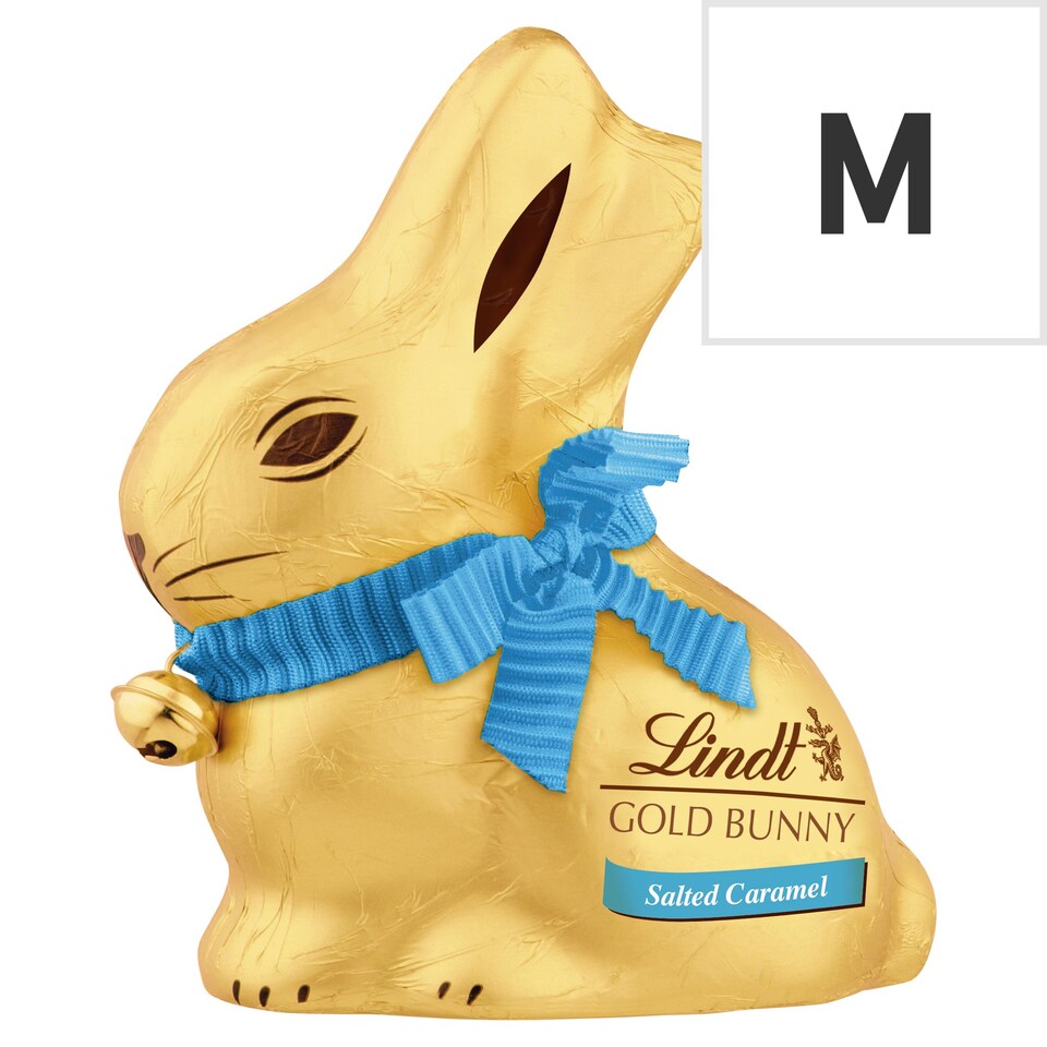Lindt Gold Bunny Salted Caramel Milk Chocolate 100g - Tesco Groceries