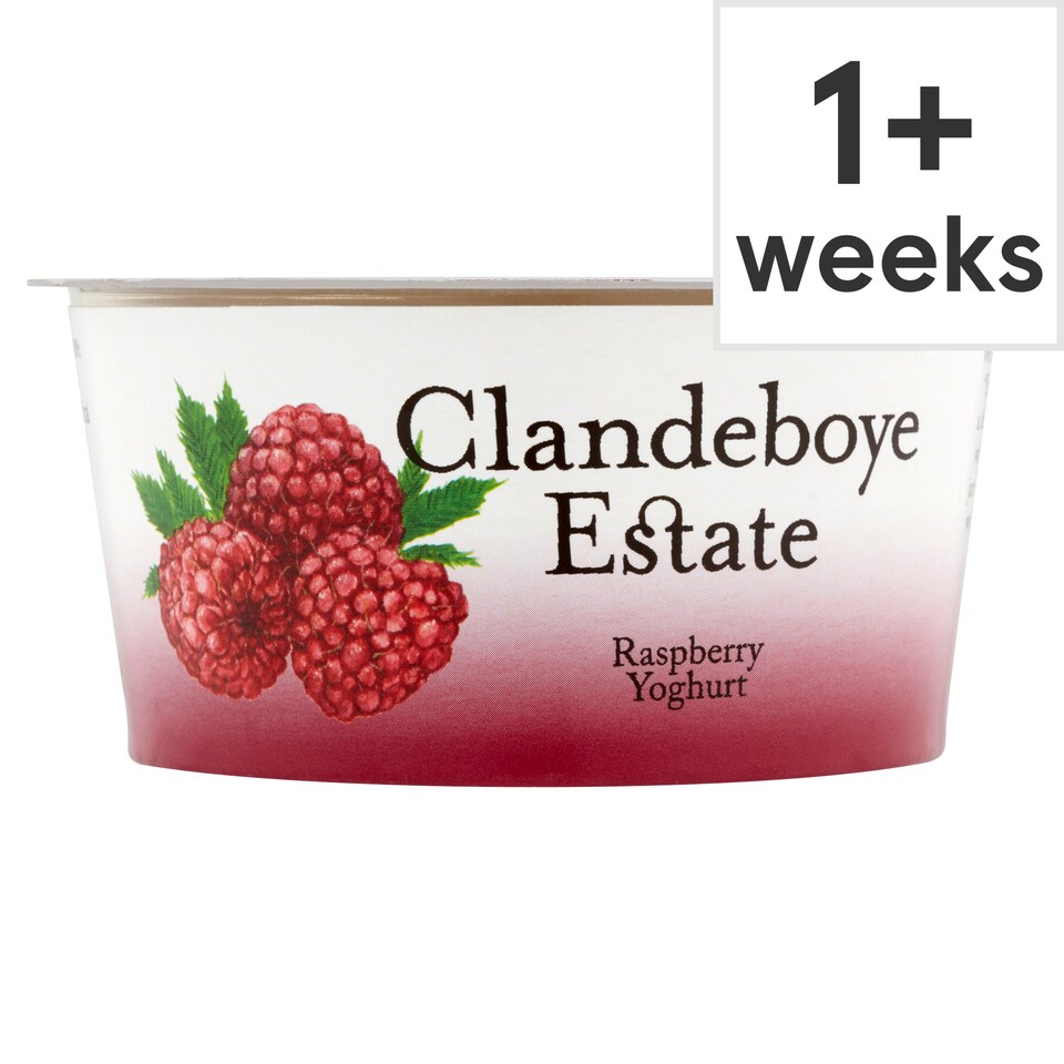 Clandeboye Estate Raspberry Yogurt 150G - Tesco Groceries
