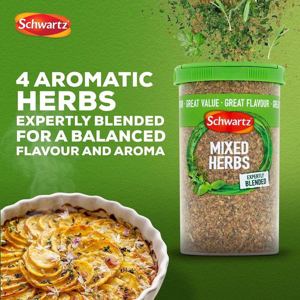 Schwartz Mixed Herbs 27g - Tesco Groceries