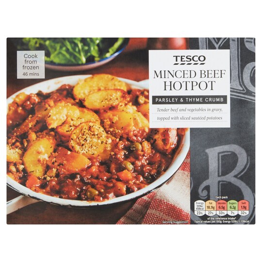 Tesco Minced Beef Hotpot 400G - Tesco Groceries