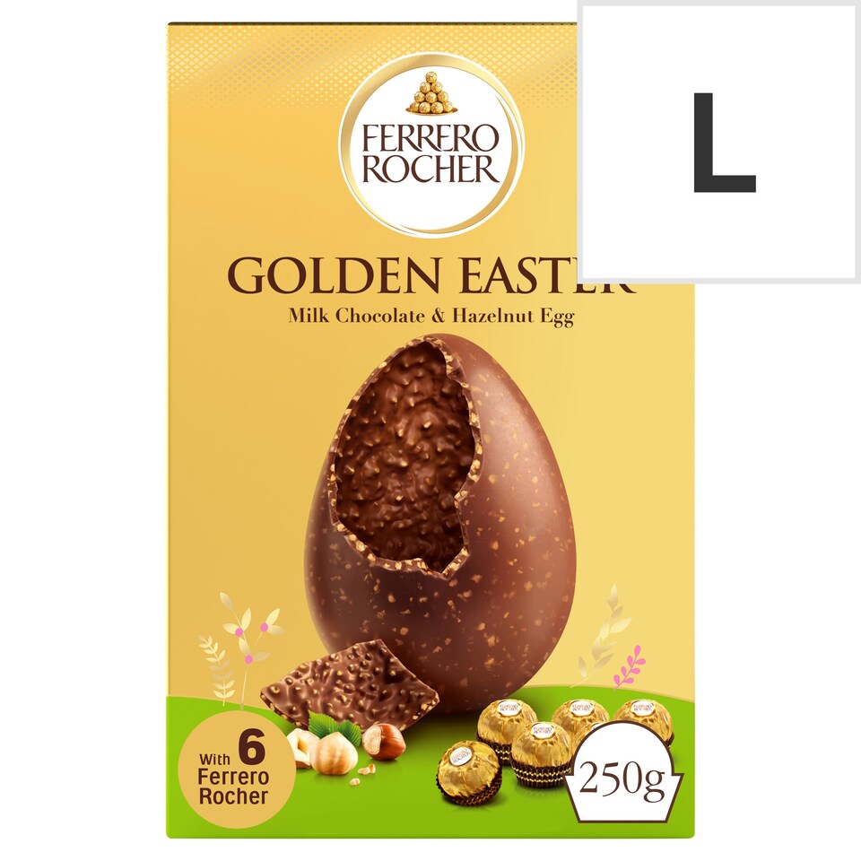 Ferrero Rocher Golden Easter Egg 250G - Tesco Groceries
