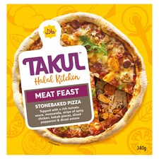 Takul Halal Meat Feast Stonebake Pizza 340G - Tesco Groceries