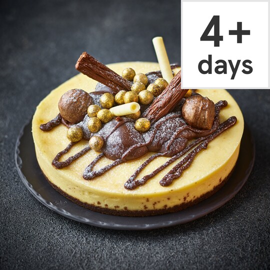 Tesco Finest Triple Chocolate Celebration Cheesecake Serves 8 - Tesco ...