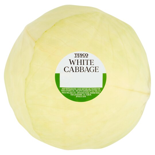 Tesco White Cabbage - Tesco Groceries