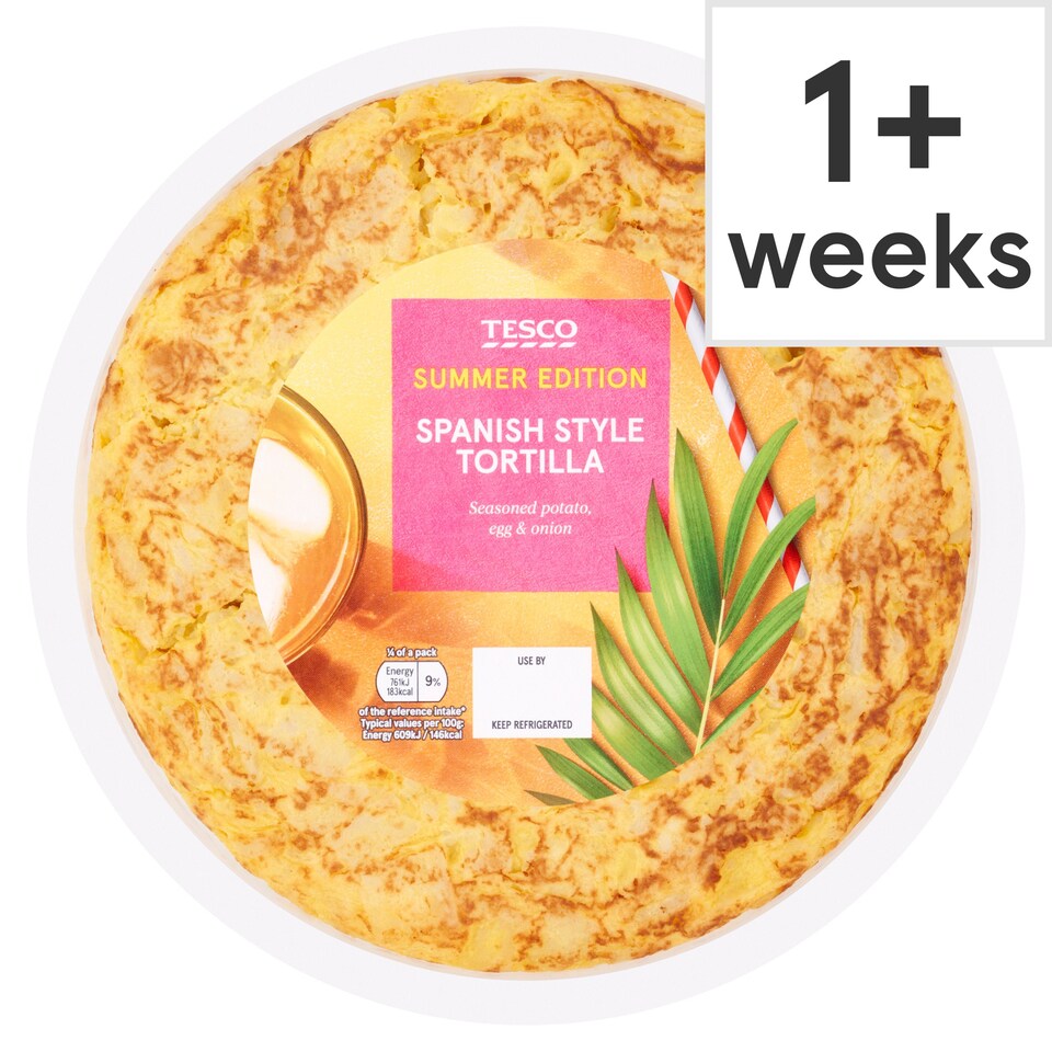 Tesco Spanish Style Tortilla 500G - Tesco Groceries
