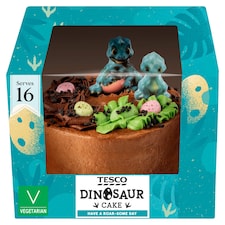 Tesco Dinosaur Cake 16 Servings - Tesco Groceries