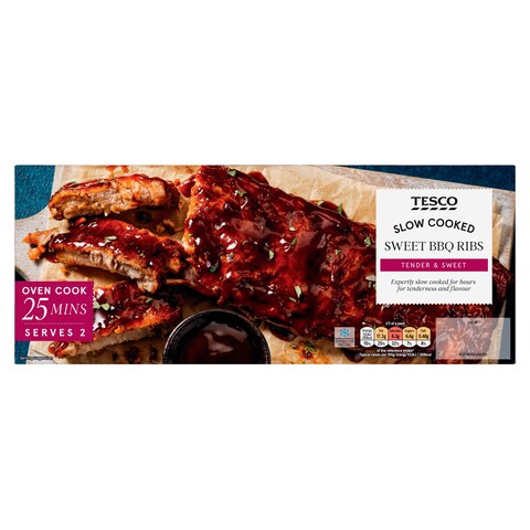 Tesco Sweet BBQ Ribs 460g - Tesco Groceries