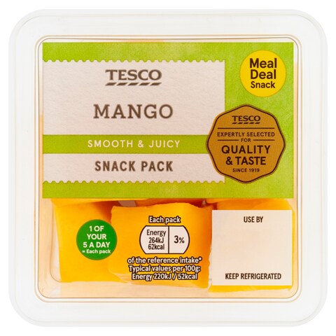 Tesco Mango Chunks 120G (FOS) - Tesco Groceries
