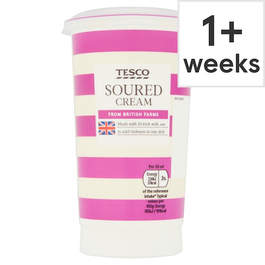 Tesco Soured Cream 300Ml - Tesco Groceries