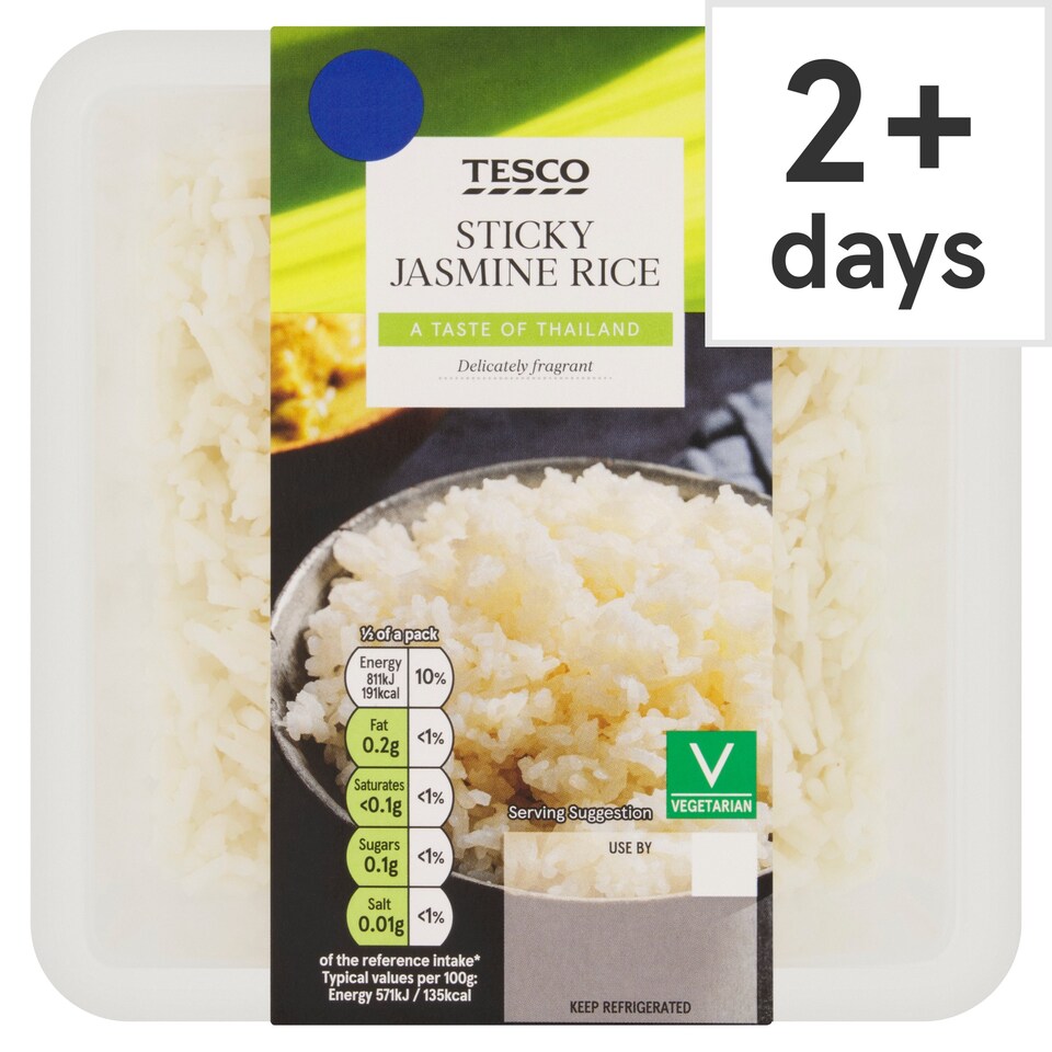 Tesco Sticky Jasmine Rice 300g - Tesco Groceries