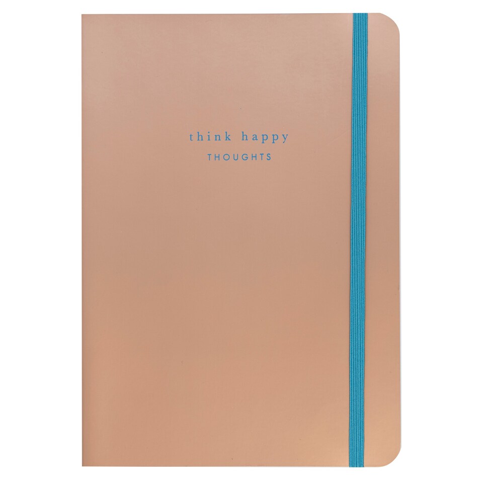 Metallic Fusion A5 Notebook - Tesco Groceries