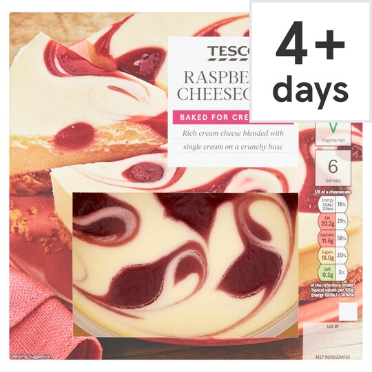 Tesco Raspberry Cheesecake 540G - Tesco Groceries