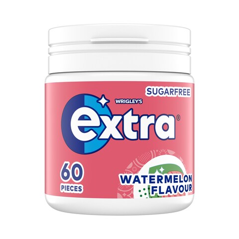 Wrigley's Extra Watermelon Gum 60 Pieces 84G - Tesco Groceries