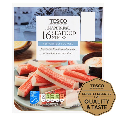 Tesco 16 Seafood Sticks 250G - Tesco Groceries