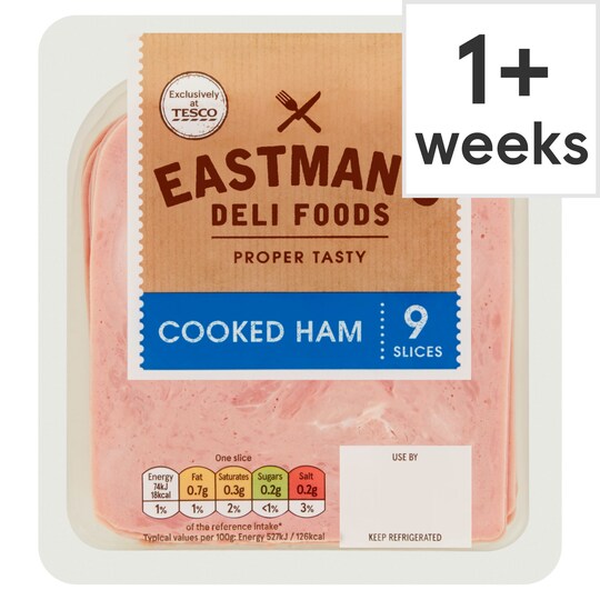 Eastman's Cooked Ham 125G - Tesco Groceries