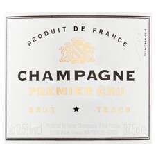 Tesco Finest Premier Cru Non Vintage Champagne 37.5Cl - Tesco Groceries