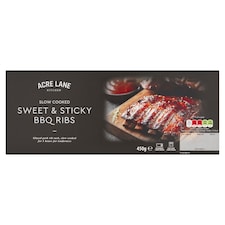 Acre Lane Kitchen Sweet & Sticky Bbq Pork Ribs 450G - Tesco Groceries
