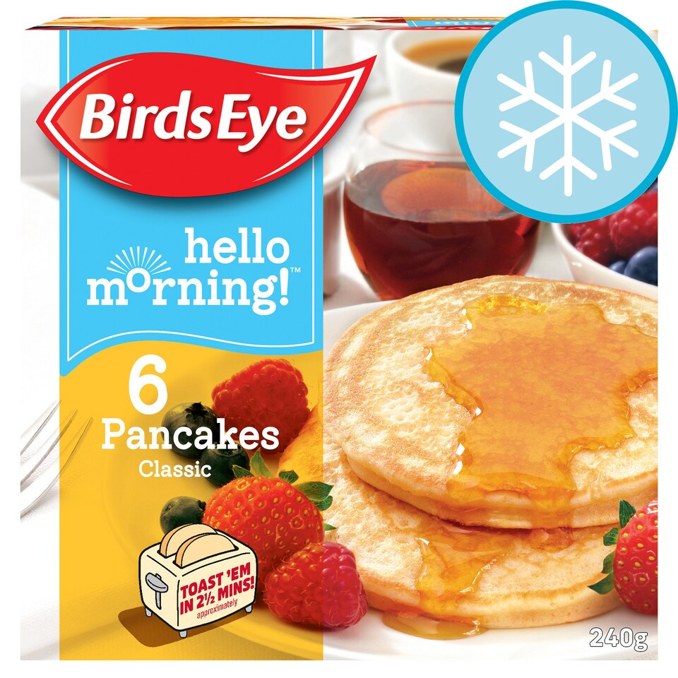 Birds Eye 6 Classic Pancakes 240G - Tesco Groceries